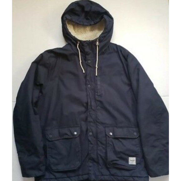 H&M | Jackets & Coats | Blue Parka Drip | Poshmark
